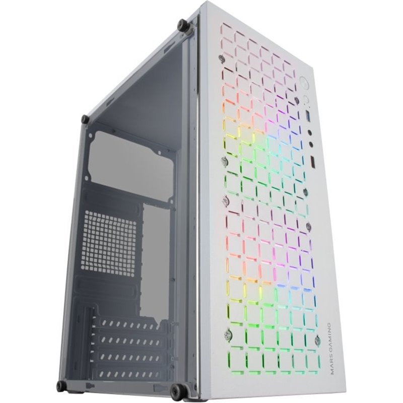 Mars Gaming MC-CORE PC Tower Ultra-Compact Micro-ATX PC Case 2x FRGB ...